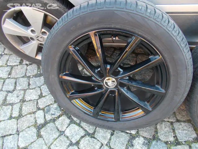 skoda superb 3 alu kola 215/55/17 - Raspenava - Bazar - Sbazar.cz