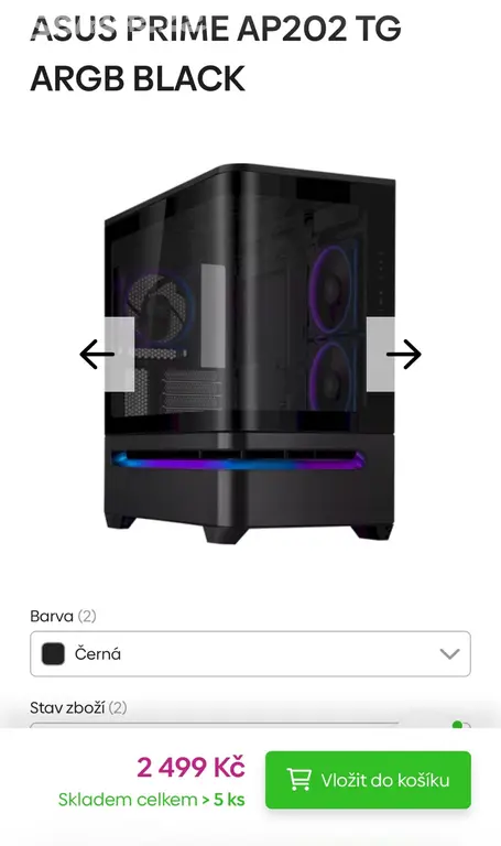 Bedna Asus Prime na PC - Jablonec nad Nisou - Bazar - Sbazar.cz