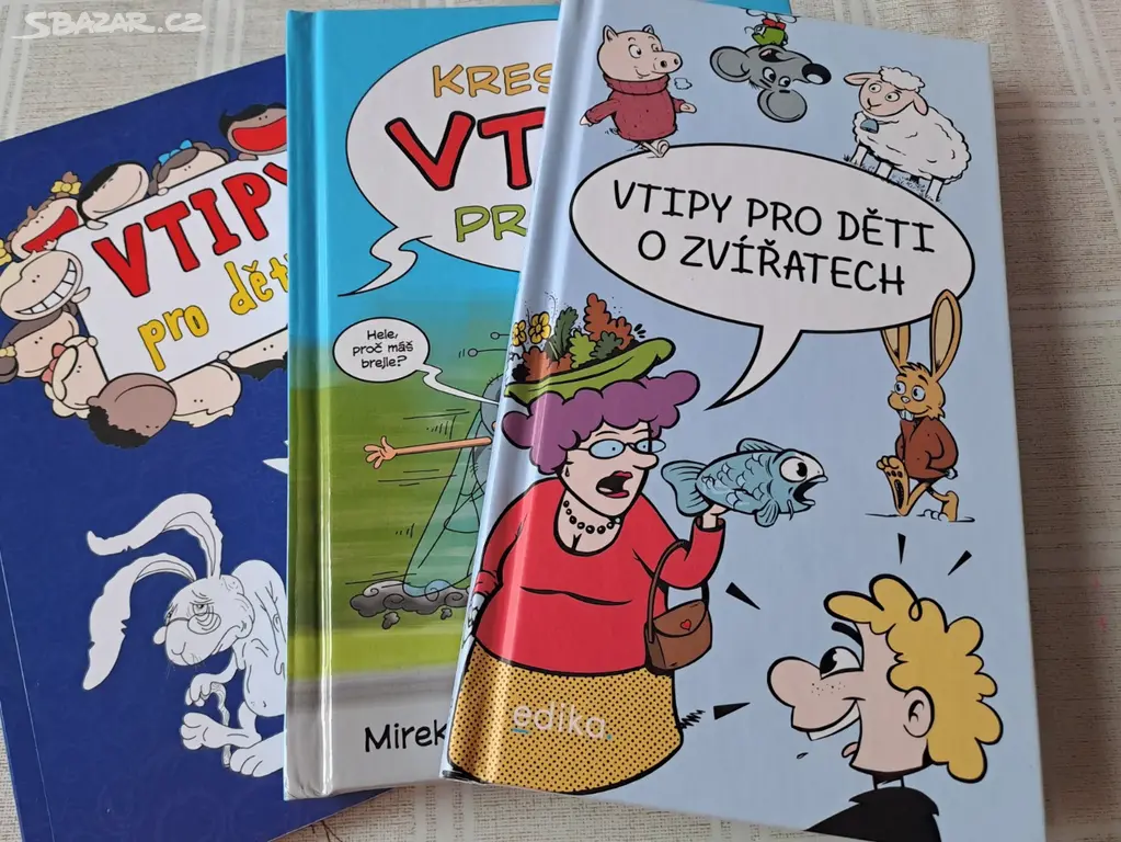 Knížky Vtipy pro děti - různé - Brno, Brno-město - Bazar - Sbazar.cz