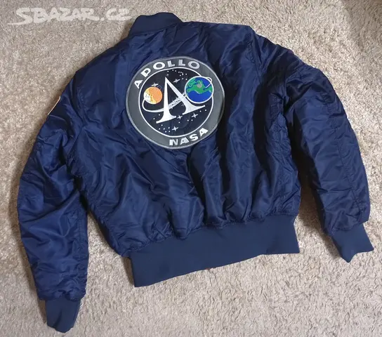 NOVÝ bomber NASA Apollo II modrá - L/XL - Holešov - Bazar - Sbazar.cz