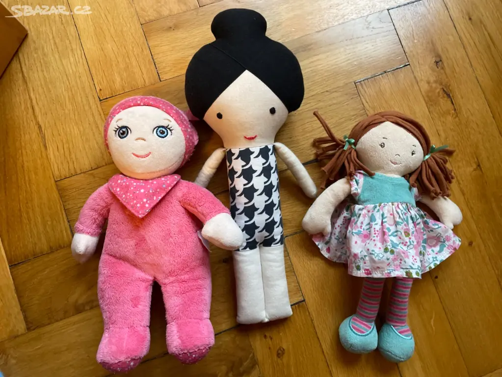 Látkové panenky, vše za 400 Kč - Praha - Bazar - Sbazar.cz