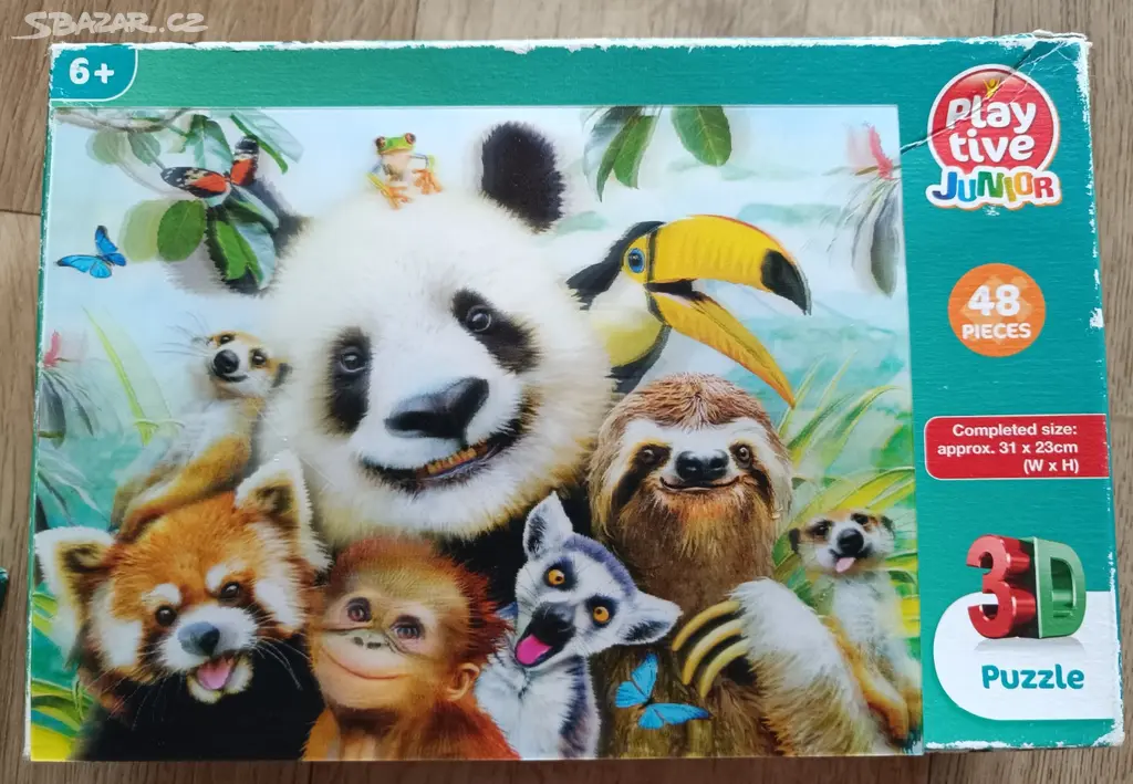 3D puzzle 48 dílků od 6+ zn. Play Tive Junior - Brno - Bazar - Sbazar.cz