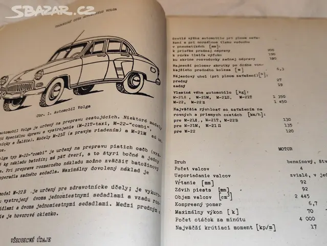 Volha - VOLGA - katalog náhradních dílů - Oldřichovice - Bazar - Sbazar.cz