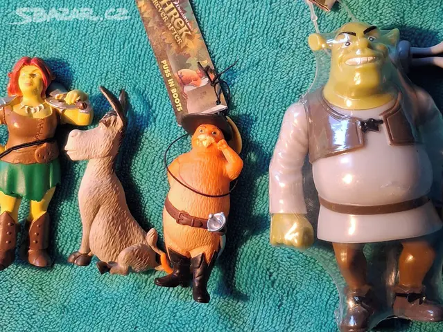 Postavičky Shrek, mix - Přeštice - Bazar - Sbazar.cz