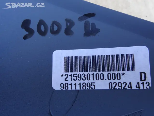 Peugeot 3008II,5008II - nový kryt pravého zrcátka - Mělník - Bazar ...