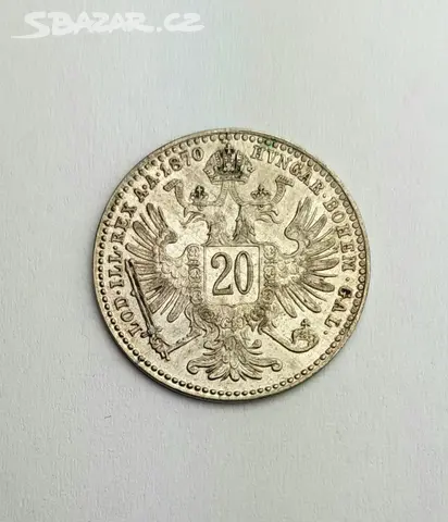 20 Krejcar FJI 1870 bz - Most - Bazar - Sbazar.cz