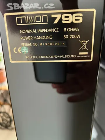 Mission 796 Sloupové reproduktory - Mělník - Bazar - Sbazar.cz