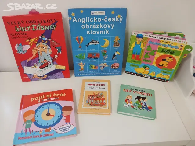 Knihy naučné + Anglicko - český obrázkový slovník - Velký Týnec - Bazar ...