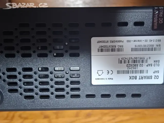 Wifi router O2 Smart box - Benešov - Bazar - Sbazar.cz