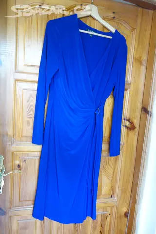 kobaltové šaty RALPH LAUREN vel 10/ M-L - Český Brod - Bazar - Sbazar.cz