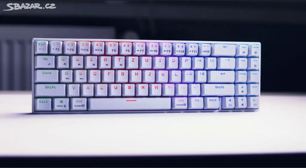 Herní klávenice CZC.Gaming Halfling - Bílá Edice - Praha 4 - Bazar ...