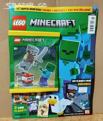 LEGO MINECRAFT 7/25 - časopis + hračka - Praha - Bazar - Sbazar.cz