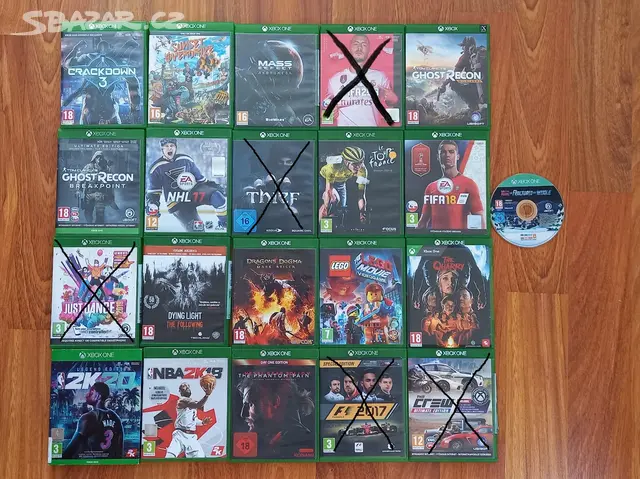Prodám hry pro XBOX ONE - Praha - Bazar - Sbazar.cz