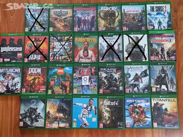 Prodám hry pro XBOX ONE - Praha - Bazar - Sbazar.cz