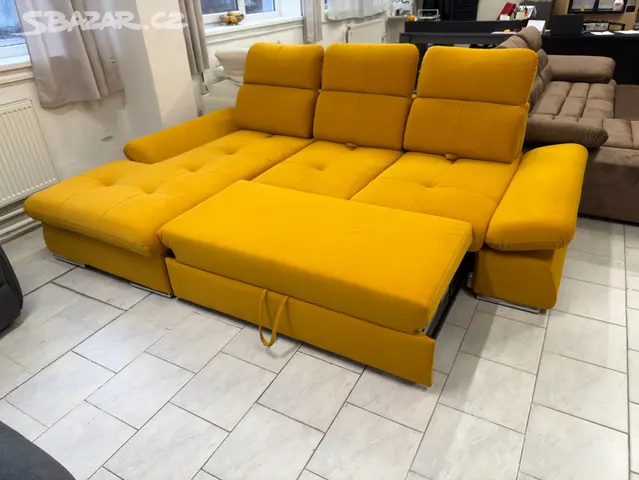 Sedací souprava rohová rozkládací, Nepoužitá - Ivančice - Bazar - Sbazar.cz