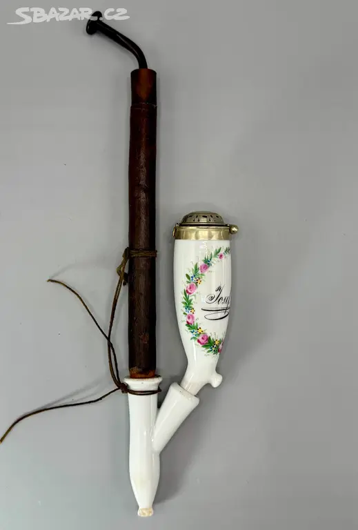 Velká porcelánová fajfka 1899 míšeň - Mělník - Bazar - Sbazar.cz