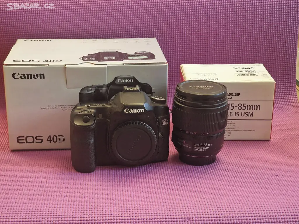 Canon EOS 40D+Canon EF-S 15-85mm f/3.55.6 IS USM - Praha - Bazar ...
