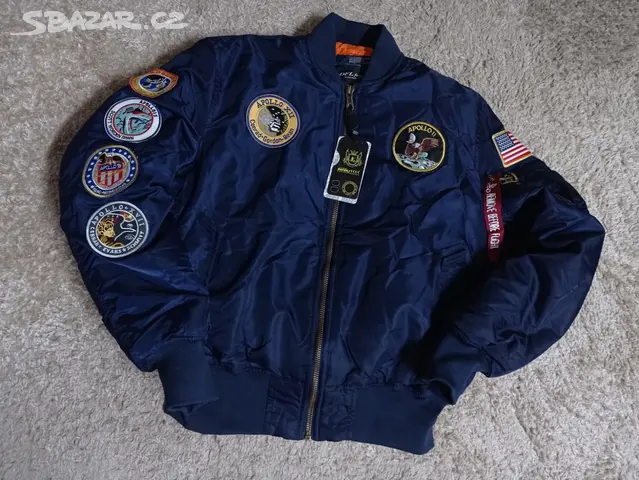 NOVÝ bomber NASA Apollo II modrá - L/XL - Holešov - Bazar - Sbazar.cz