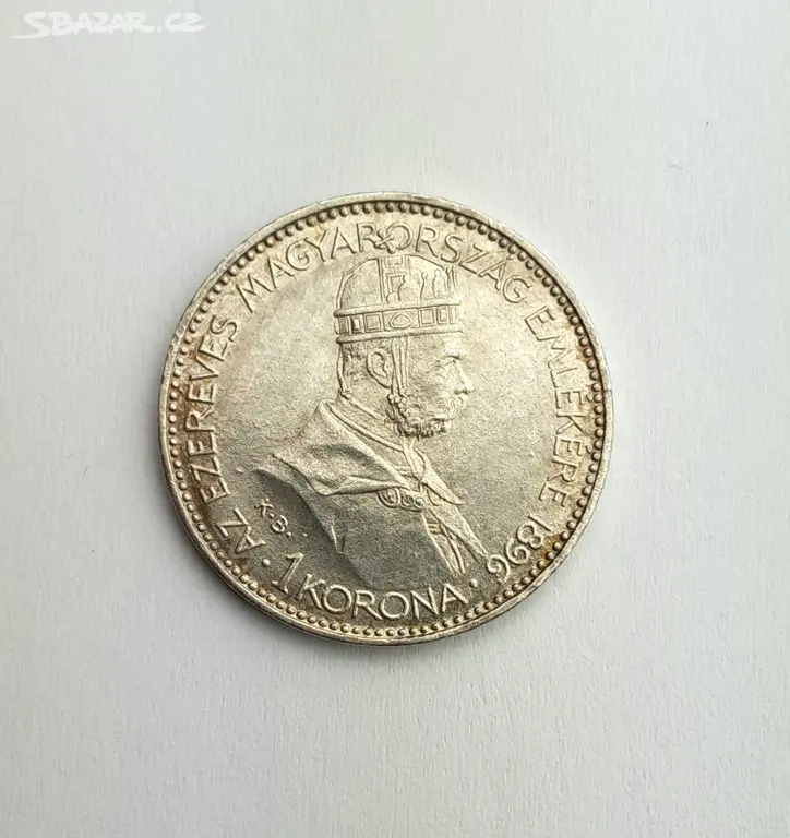 1 Koruna FJI 1896 Přichod Maďarů - Most - Bazar - Sbazar.cz