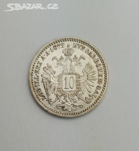 10 Krejcar FJI 1872 - Most - Bazar - Sbazar.cz