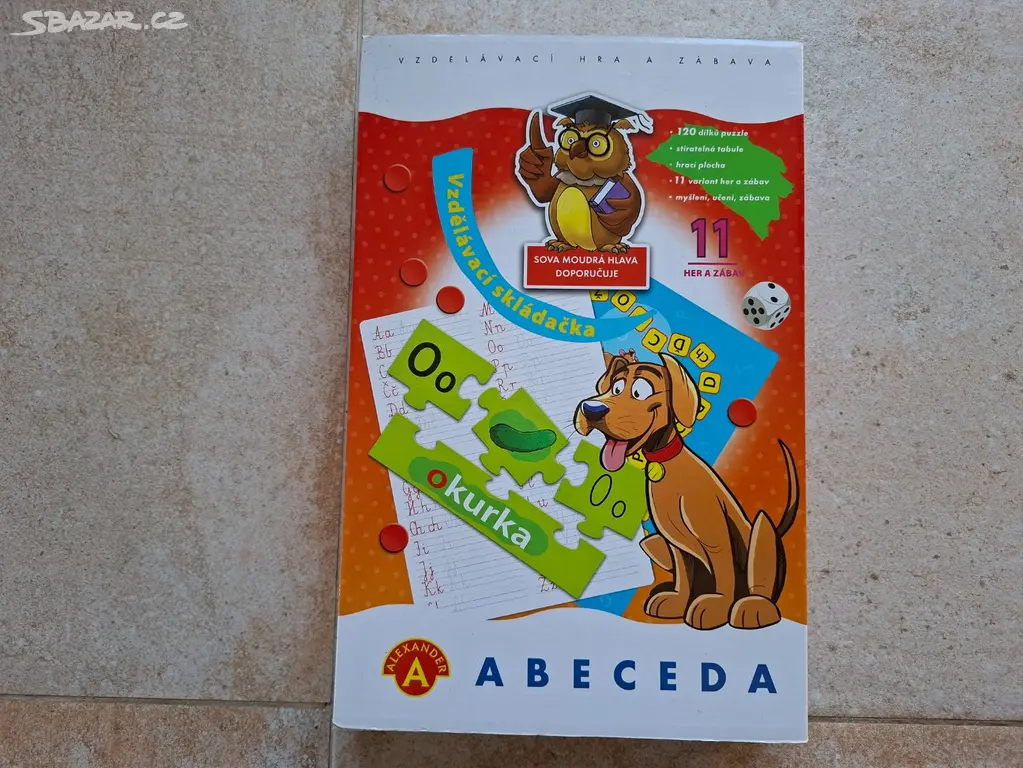Nová vzdělávací skládačka s puzzle Abeceda - Praha - Bazar - Sbazar.cz