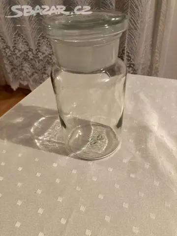 Skleněné dózy s víkem sada 3 ks 0,5 l) +1 zdarma - Praha - Bazar ...