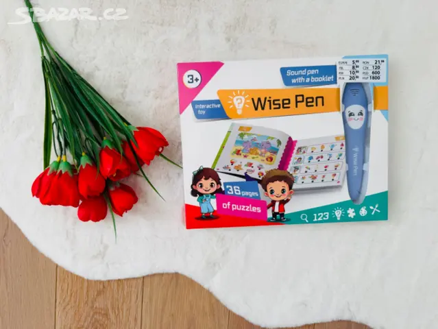 Interaktivní vzdělávací pero Wise Pen + knížka - Teplice - Bazar ...