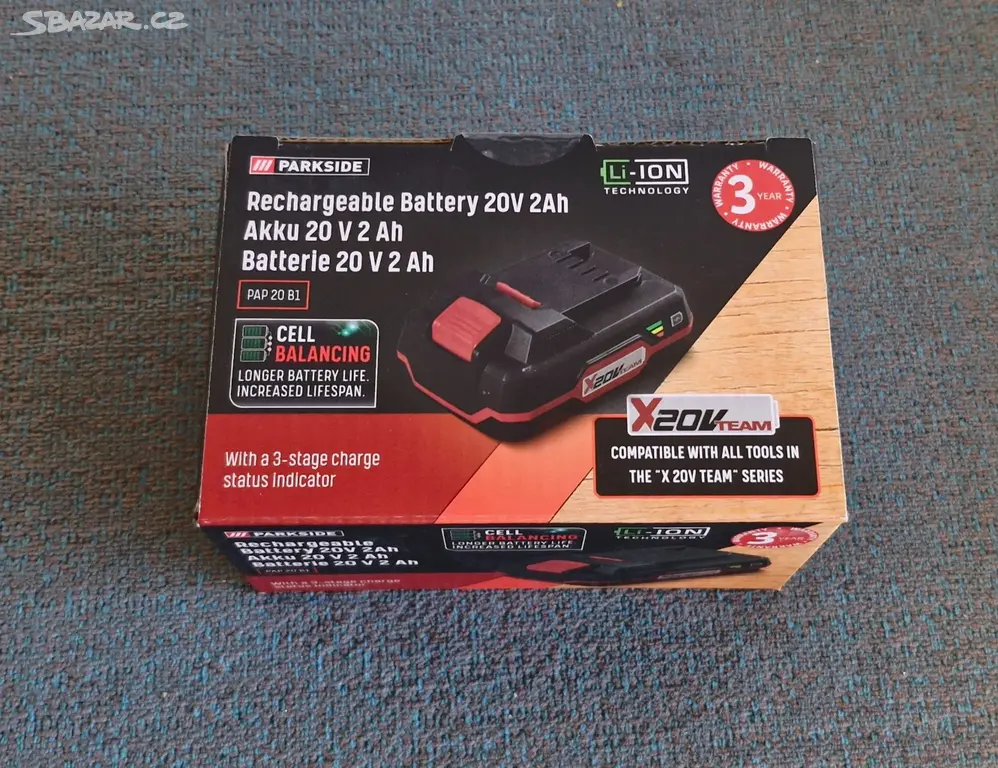 PARKSIDE Akumulátor 2 Ah PAP 20 B1 - Pardubice, Pardubičky - Bazar ...