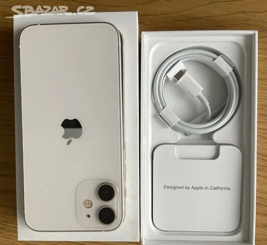 iPhone, 12 mini, 128GB, white - České Budějovice - Bazar - Sbazar.cz