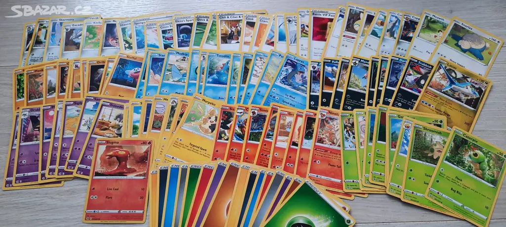 Pokémon karty Fusion Strike 107 ks - Havlíčkův Brod - Bazar - Sbazar.cz