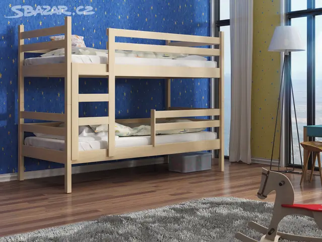 NOVÁ patrová postel palanda MASIV BOROVICE - Praha - Bazar - Sbazar.cz