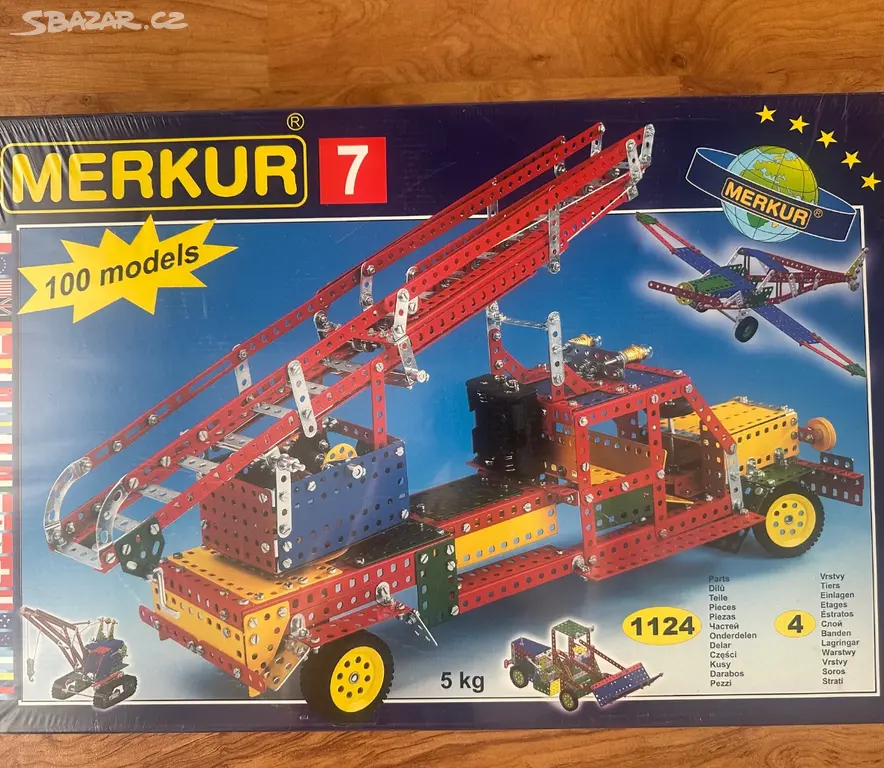 Merkur 7 stavebnice NOVÁ , 1124 dílků - Brno-Líšeň - Bazar - Sbazar.cz