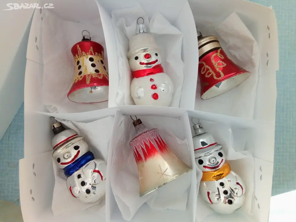Staré, vánoční ozdoby - Prostějov - Bazar - Sbazar.cz