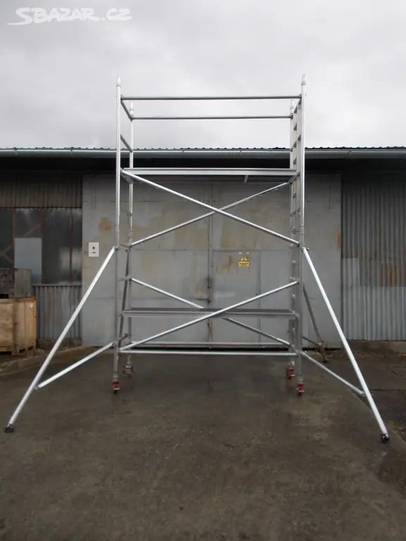 pojízdné hliníkové lešení 85× 50 cm (PV 5,2 m) - Prostějov - Bazar ...