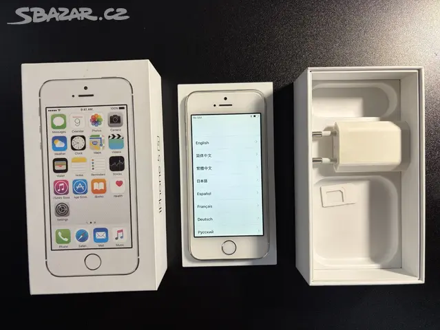Iphone 5s silver 16GB - Říčany - Bazar - Sbazar.cz