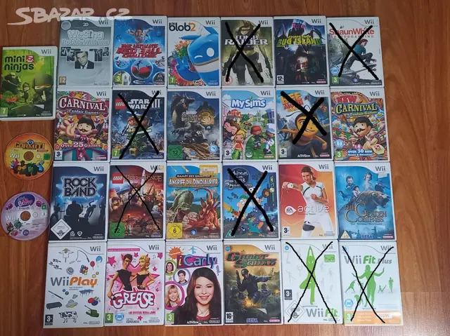 Prodám hry na nintendo Wii - Praha - Bazar - Sbazar.cz