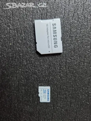 SD karta Samsung MicroSDXC 256GB + SD adaptér - Plzeň - Bazar - Sbazar.cz