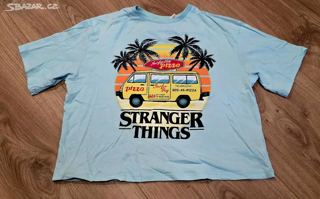 Stranger things triko svetle modré vel 170 az S - Postoloprty - Bazar ...