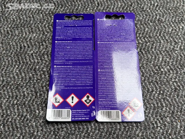 2x SHERON osvěžovač do auta Fresh Air New Car - Plánice - Bazar - Sbazar.cz