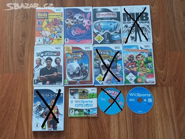 Prodám hry na nintendo Wii - Praha - Bazar - Sbazar.cz