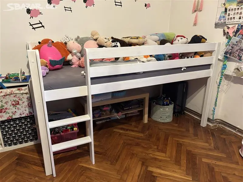 Vyvýšená postel - Sendražice - Bazar - Sbazar.cz