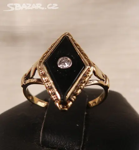 Au prsten bril.cca 0,04 ct a chalcedon 1,50 ct - Mosty u Jablunkova ...