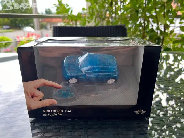 Nový Mini Cooper 1:32 3D Puzzle Car Blue - Plzeň - Bazar - Sbazar.cz
