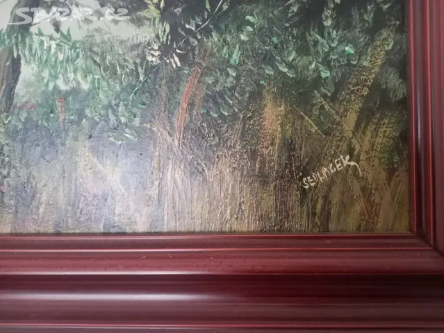 Obraz olej - Soběslav, Soběslav II - Bazar - Sbazar.cz