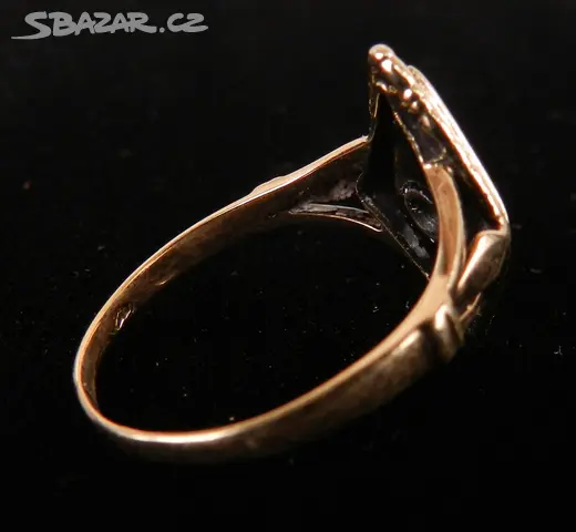 Au prsten bril.cca 0,04 ct a chalcedon 1,50 ct - Mosty u Jablunkova ...