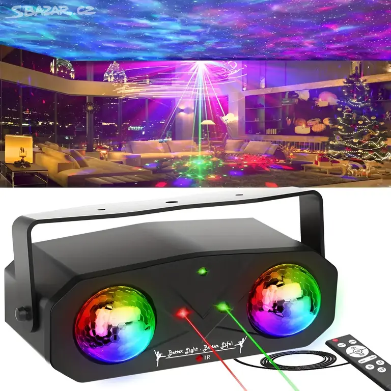 Prodám nové párty světlo -laser +ball Rozbaleno - Poruba - Bazar ...