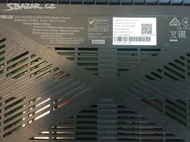 ASUS Modem/Router DSL-AC88U - Kladno - Bazar - Sbazar.cz
