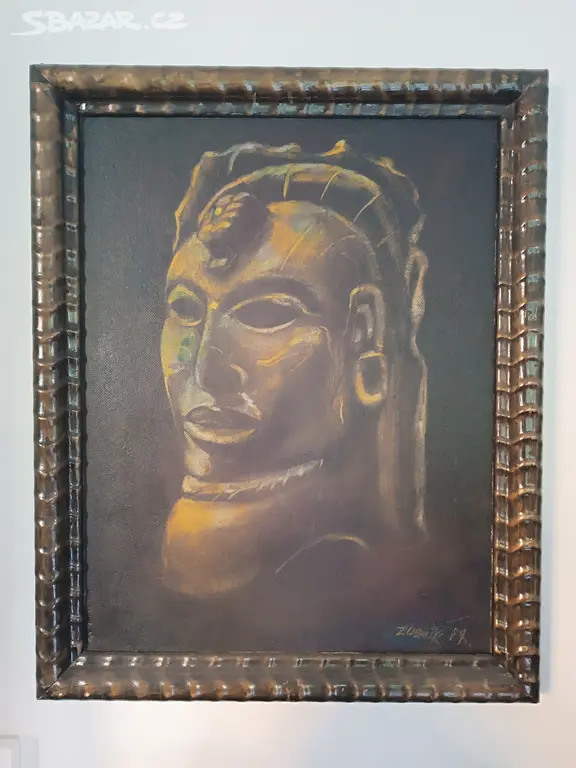 obraz olej na desce - Plzeň - Bazar - Sbazar.cz