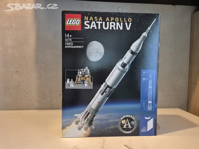 Apollo Saturn Lego + led osvětlení - Černošice - Bazar - Sbazar.cz