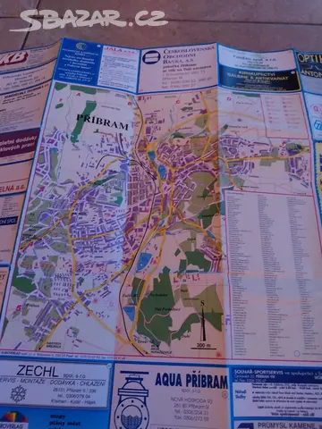 mapa Příbrami - Hradec Králové - Bazar - Sbazar.cz